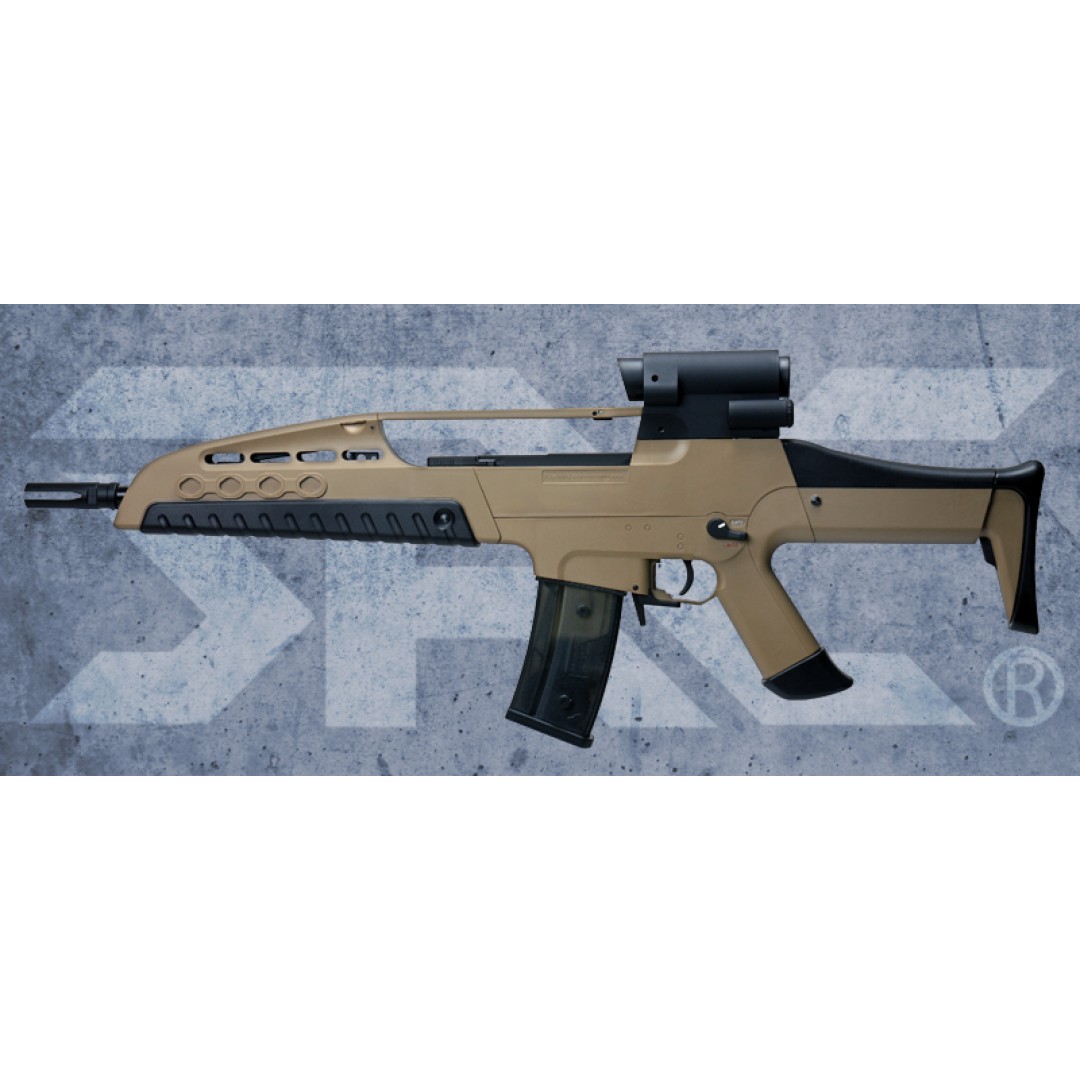 SRC SR8-2 二代電動槍 沙色:BCS Airsoft 武器空間-生存遊戲專賣旗艦店